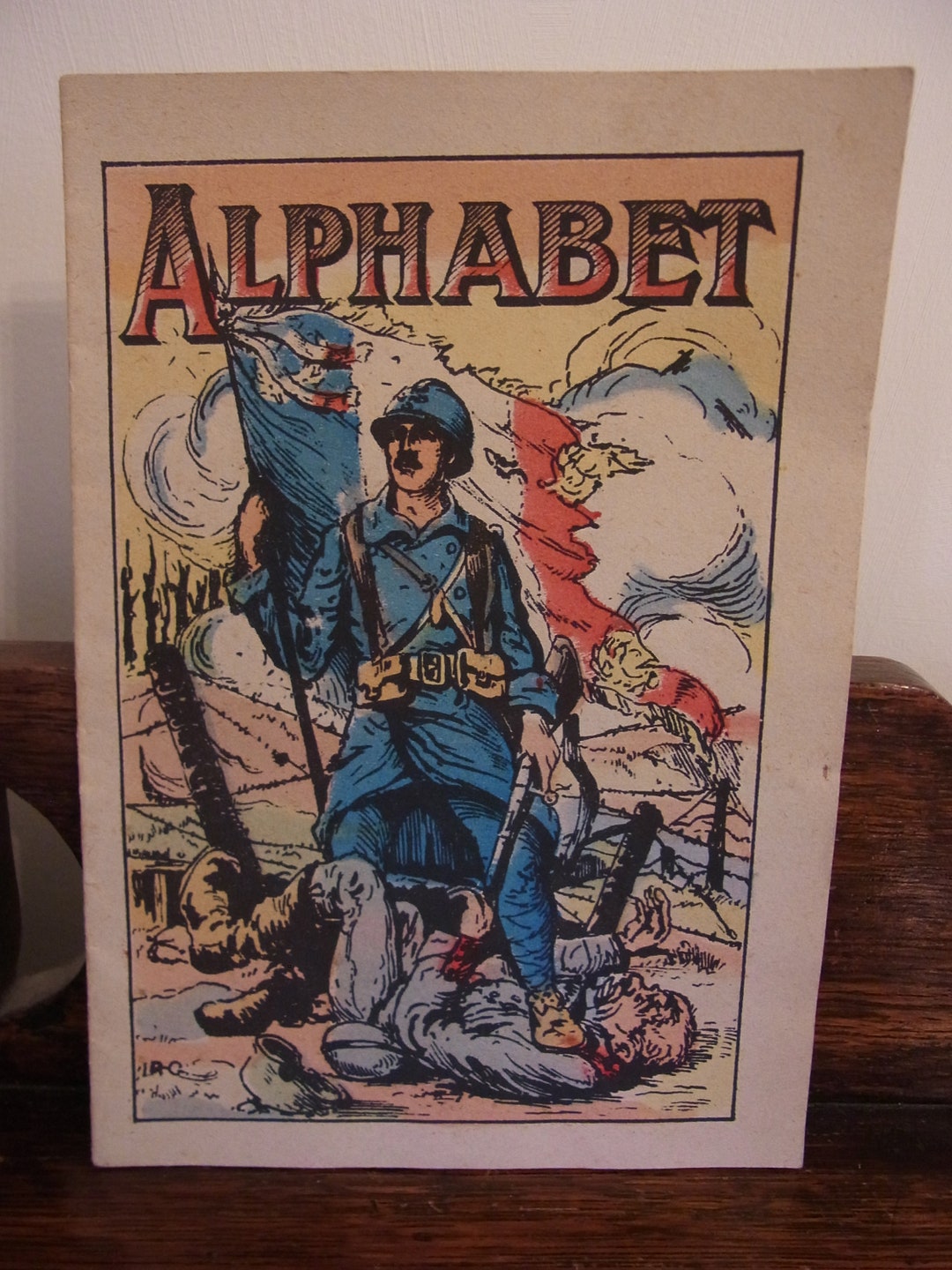 Rare Antique French Alphabet ABC, Book, Pamphlet, WW1, First World War ...