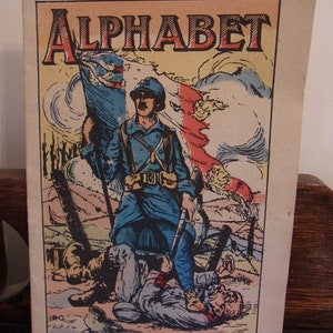 Rare Antique French Alphabet ABC, Book, Pamphlet, WW1, First World War ...