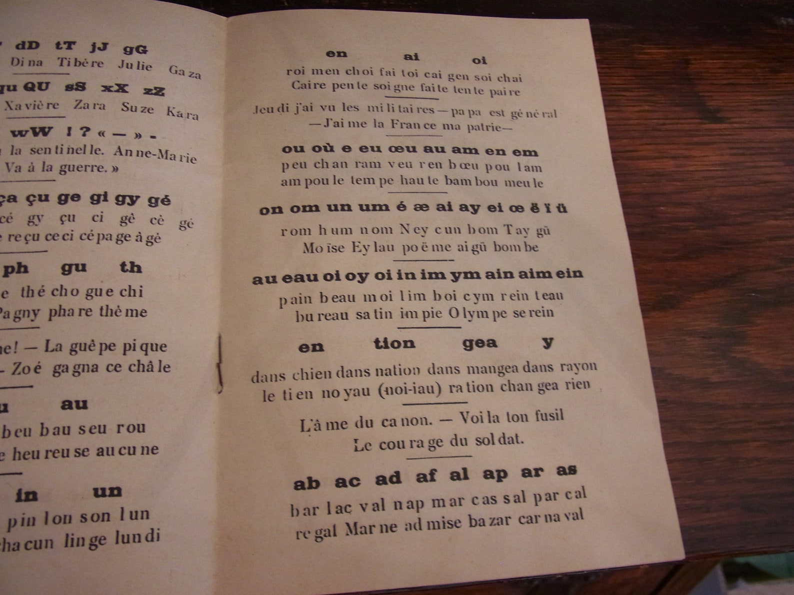 Rare Antique French Alphabet ABC Book Pamphlet WW1 First | Etsy