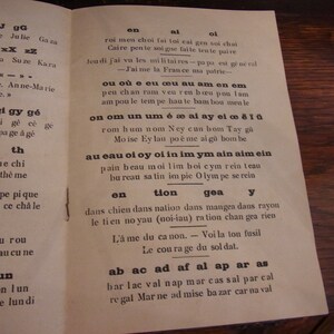 Rare Antique French Alphabet ABC, Book, Pamphlet, WW1, First World War ...