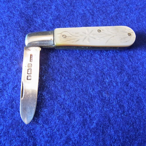 Silver Pocket Knife - Etsy