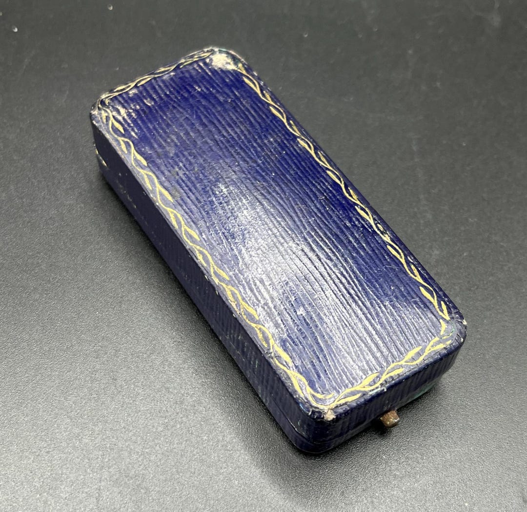 Antique Edwardian Era Tie Pin Box, Stick Pin Box, Presentation Box ...