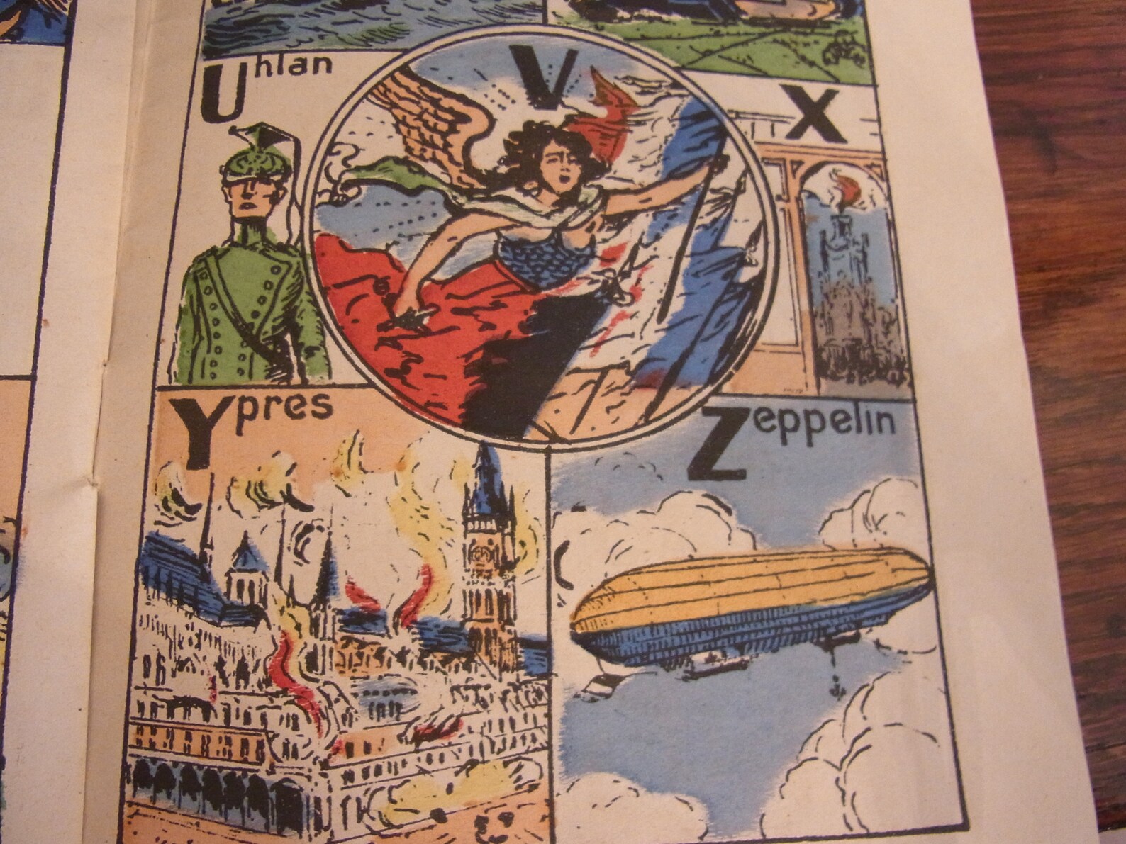 Rare Antique French Alphabet ABC Book Pamphlet WW1 First - Etsy UK