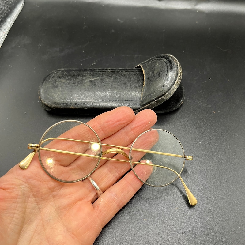 Gold Antique Reading Glasses - Etsy