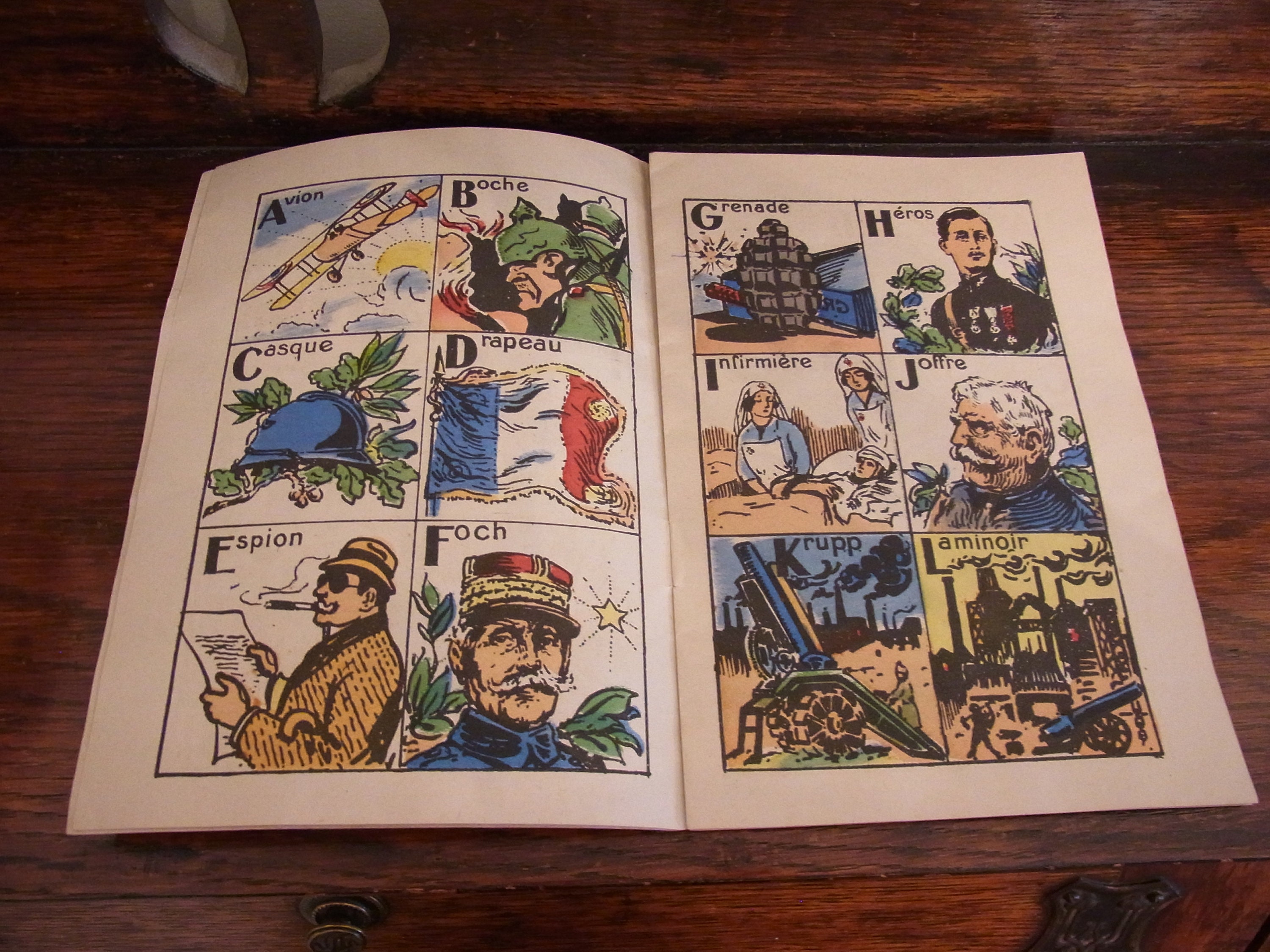 Rare Antique French Alphabet ABC Book Pamphlet WW1 First - Etsy UK