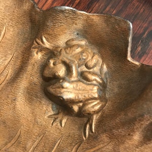 Vintage French Art Nouveau Pin Tray, Maiden, Nymph, Woman With Mandolin ...