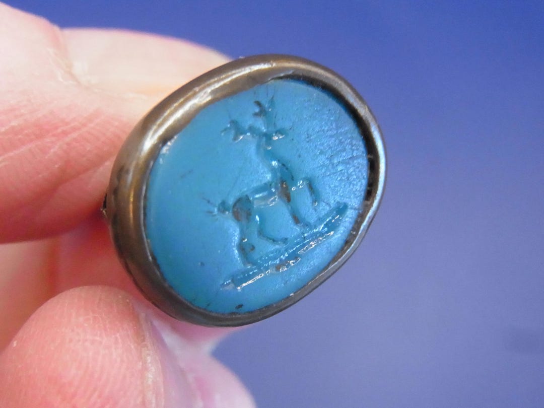 Victorian Gilded Intaglio Stag Image Seal Fob, Royal Stag Animal ...