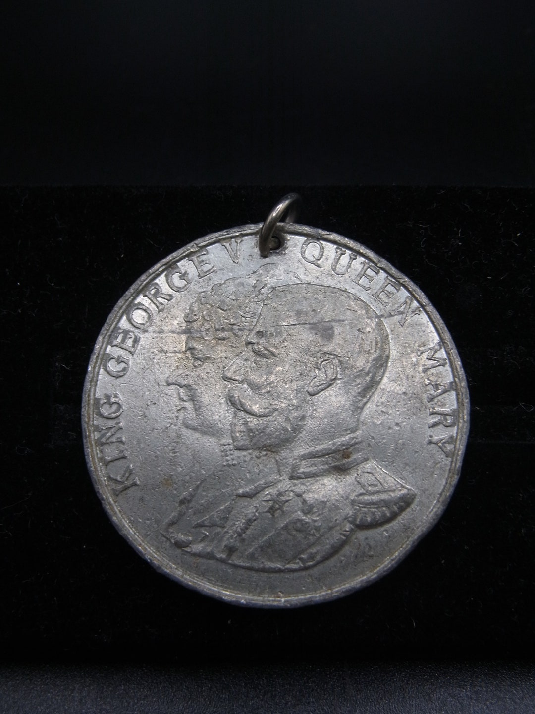 English Royal Medal George V Antique Silver Jubilee of King George V ...