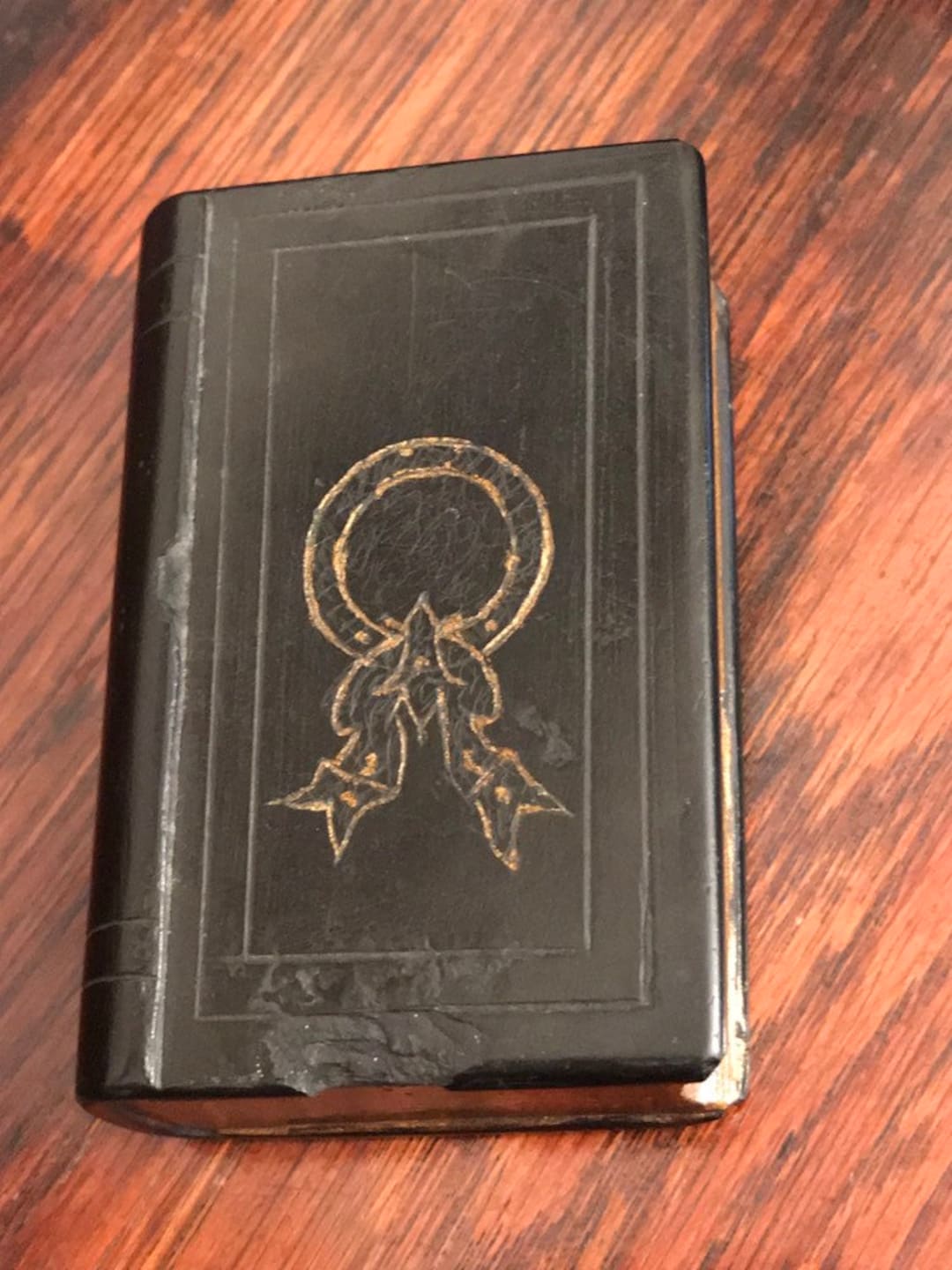 Victorian Antique Holy Bible, Paper Weight, Desk Item, Vintage Office ...