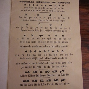 Rare Antique French Alphabet ABC, Book, Pamphlet, WW1, First World War ...
