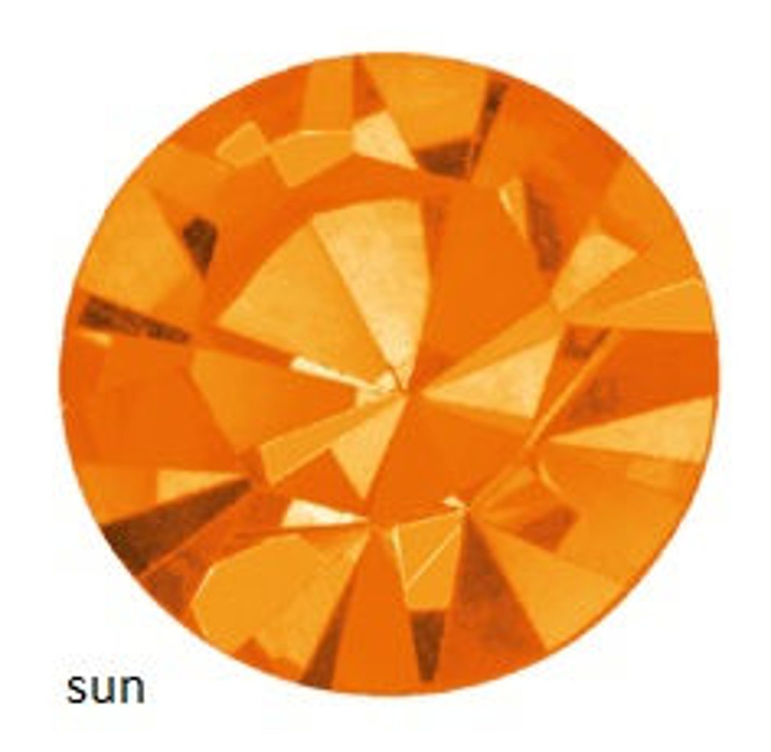 Sun Flatback Crystals/rhinestones - One Gross - Etsy