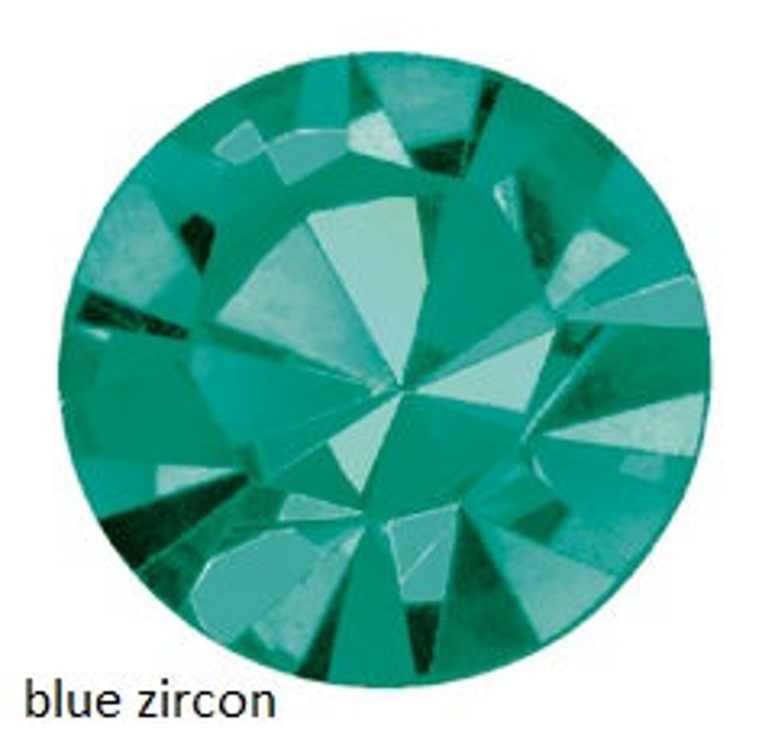 Blue Zircon Flatback Crystals/rhinestones One Gross - Etsy