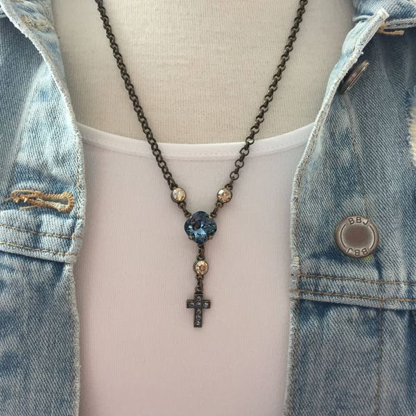 Cross Lariat - Etsy