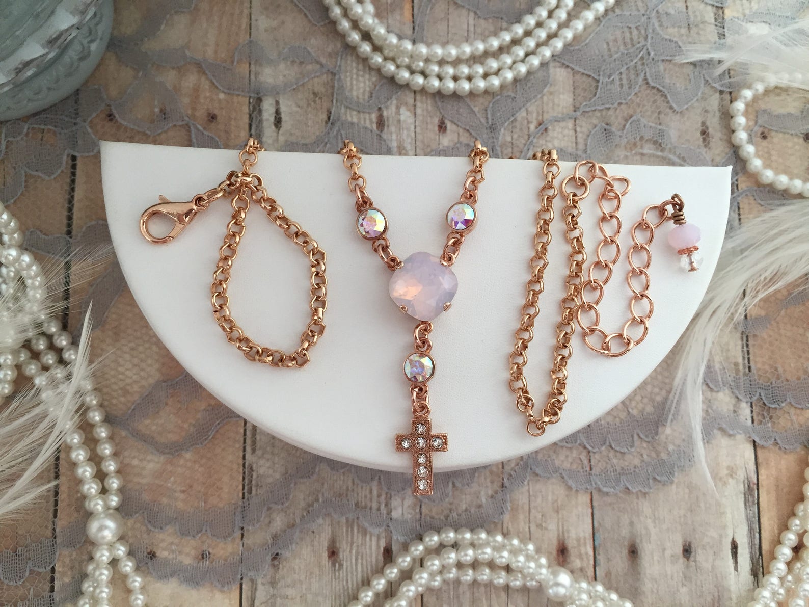 Long Lariat Necklace Cross Lariat Everyday Lariat Necklace - Etsy