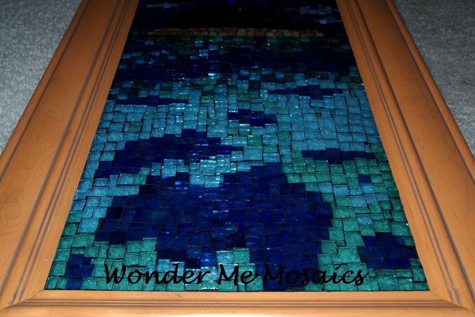 Stained Glass Mosaic - Caribbean Island Serenity - Etsy