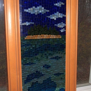 Stained Glass Mosaic - Caribbean Island Serenity - Etsy