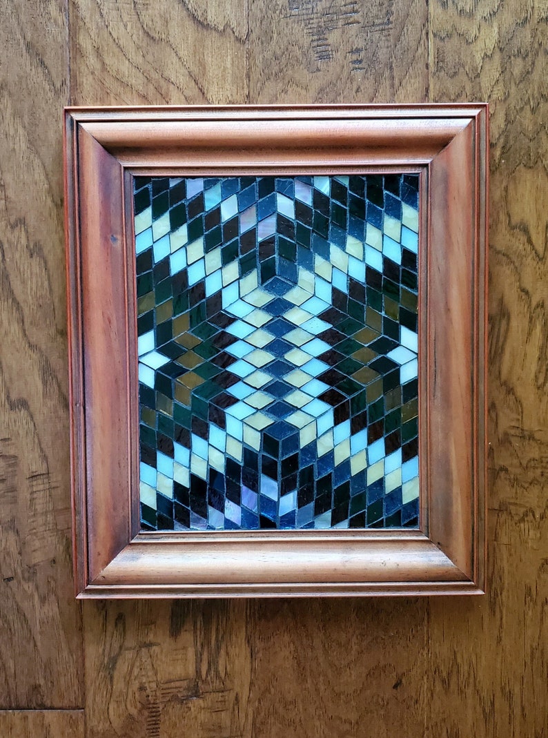 Stained Glass Mosaic Neutral Color Arches - Etsy