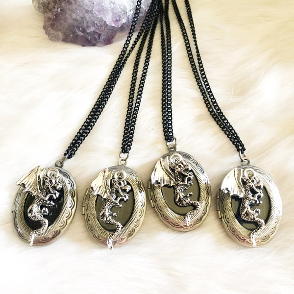 Dragon Locket - Etsy