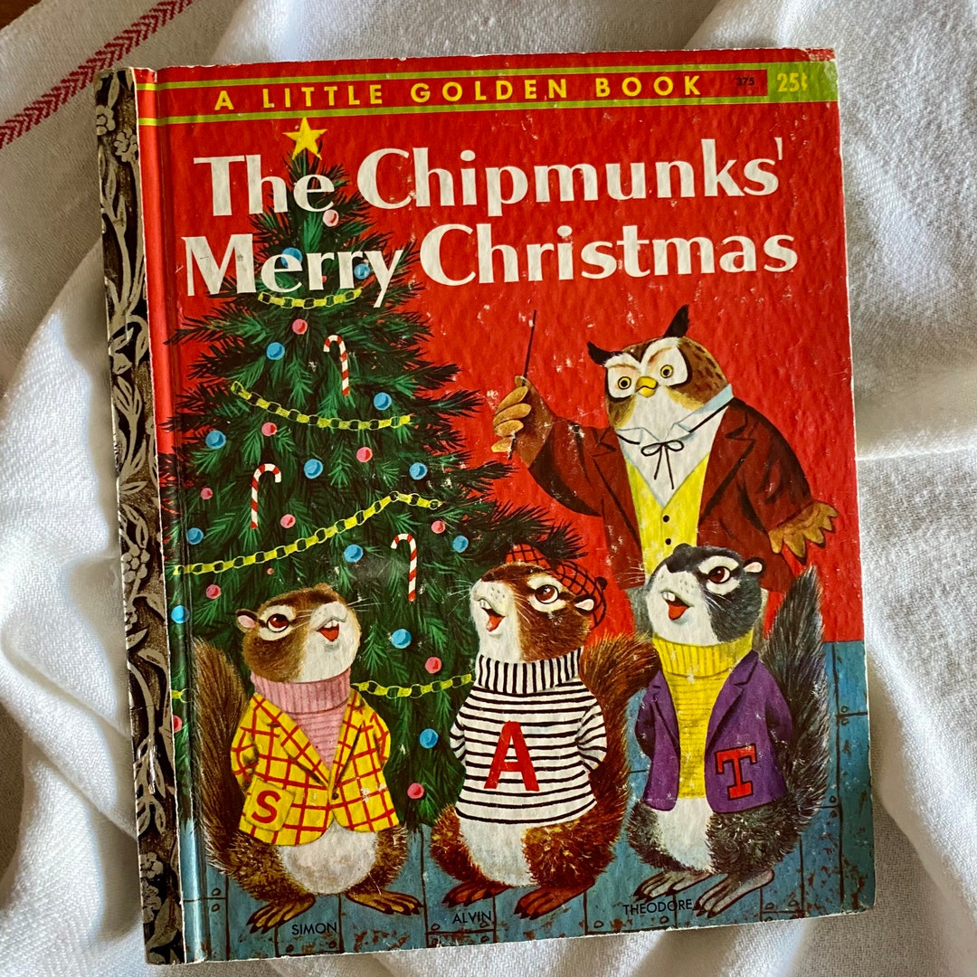 The Chipmunks' Merry Christmas, "a" Edition Little Golden Book - Etsy