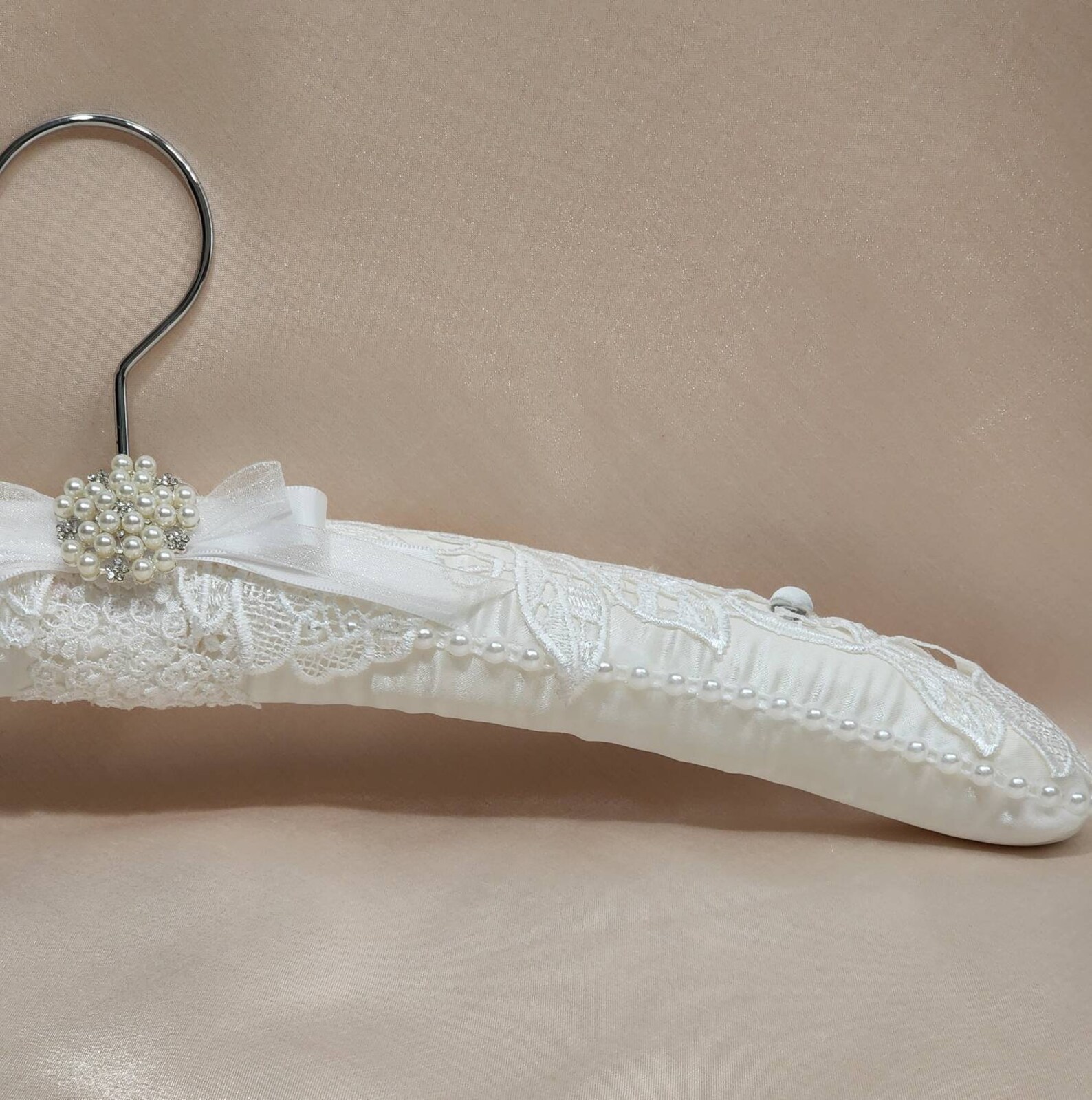 Bride Wedding Dress Hanger Padded Hanger Satin Hanger - Etsy