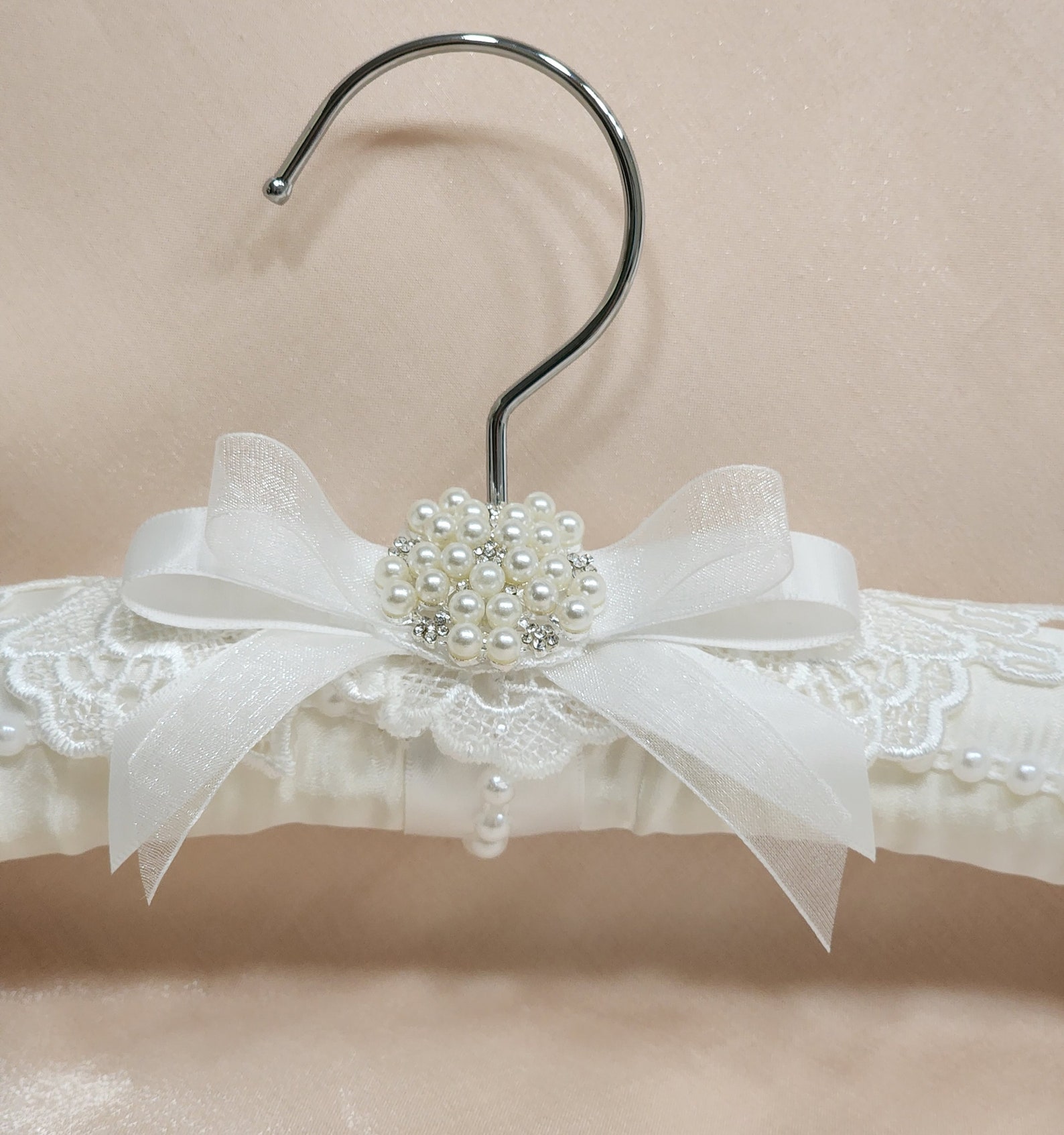 Bride Wedding Dress Hanger, Padded Hanger, Satin Hanger, Bridal Shower ...