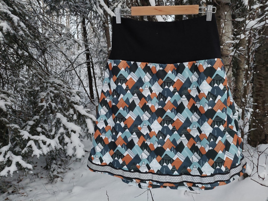 Mountain Snow Skirt - Etsy