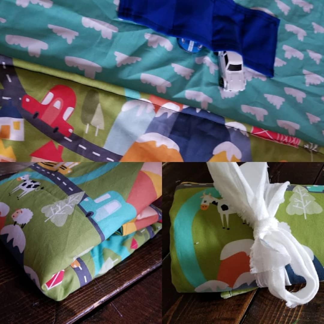 Roll up Car Play Mat - Etsy