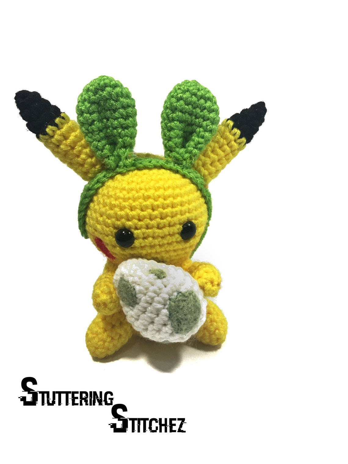 Pikachu Easter Bunny Plush Pokemon Bunny Pokemon Easter | Etsy