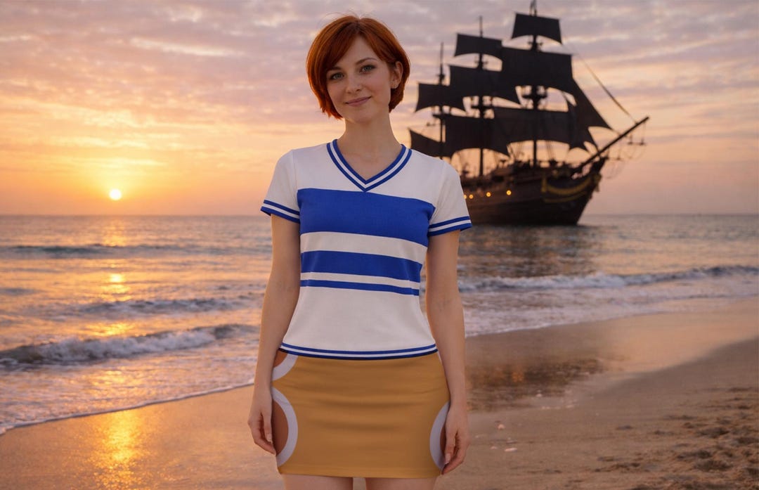 Nami Inspired Cosplay Skirt, 5 Colors | Locations, One Piece Anime ...