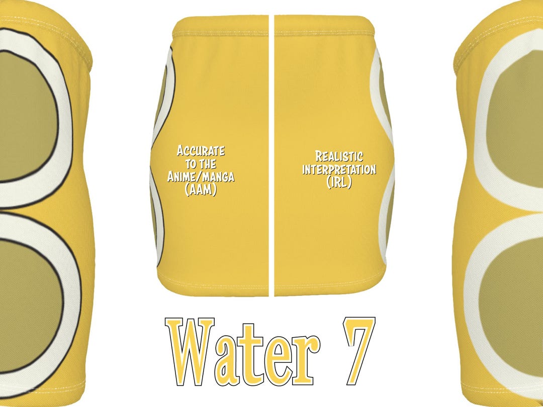Water 7 Pencil Skirt | Nami Inspired One-piece Cosplay - Etsy