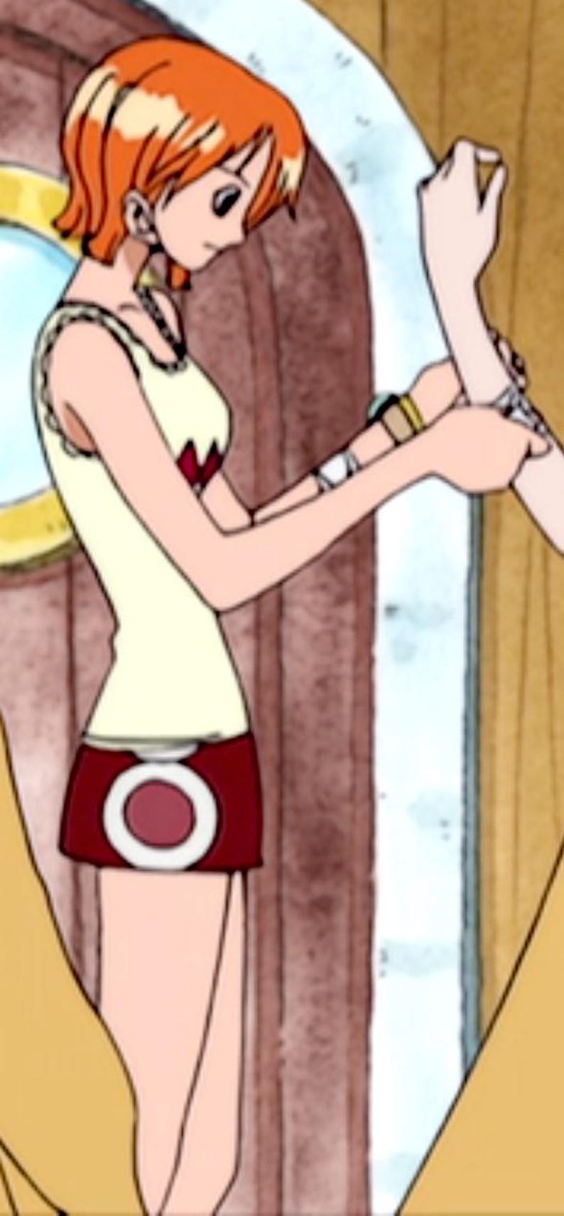 Nami Inspired Pencil Skirt | One Piece Cosplay Bottom | Alabasta Arc ...