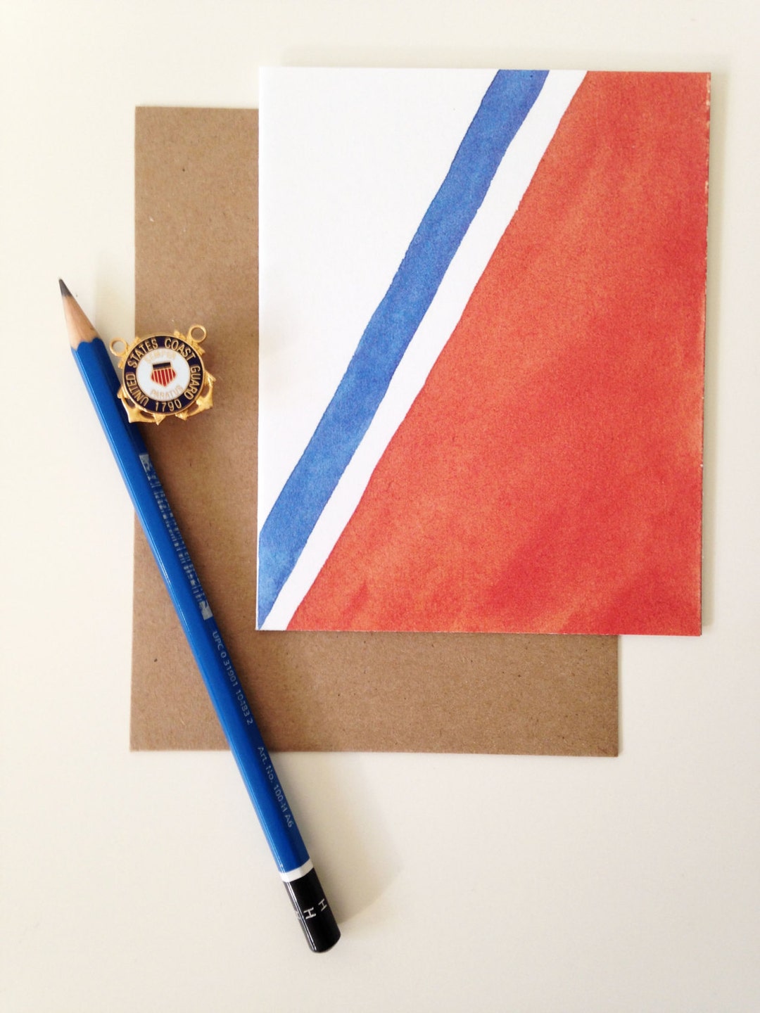 US Coast Guard Greeting Card // USCG Card // Military Cards // Semper ...