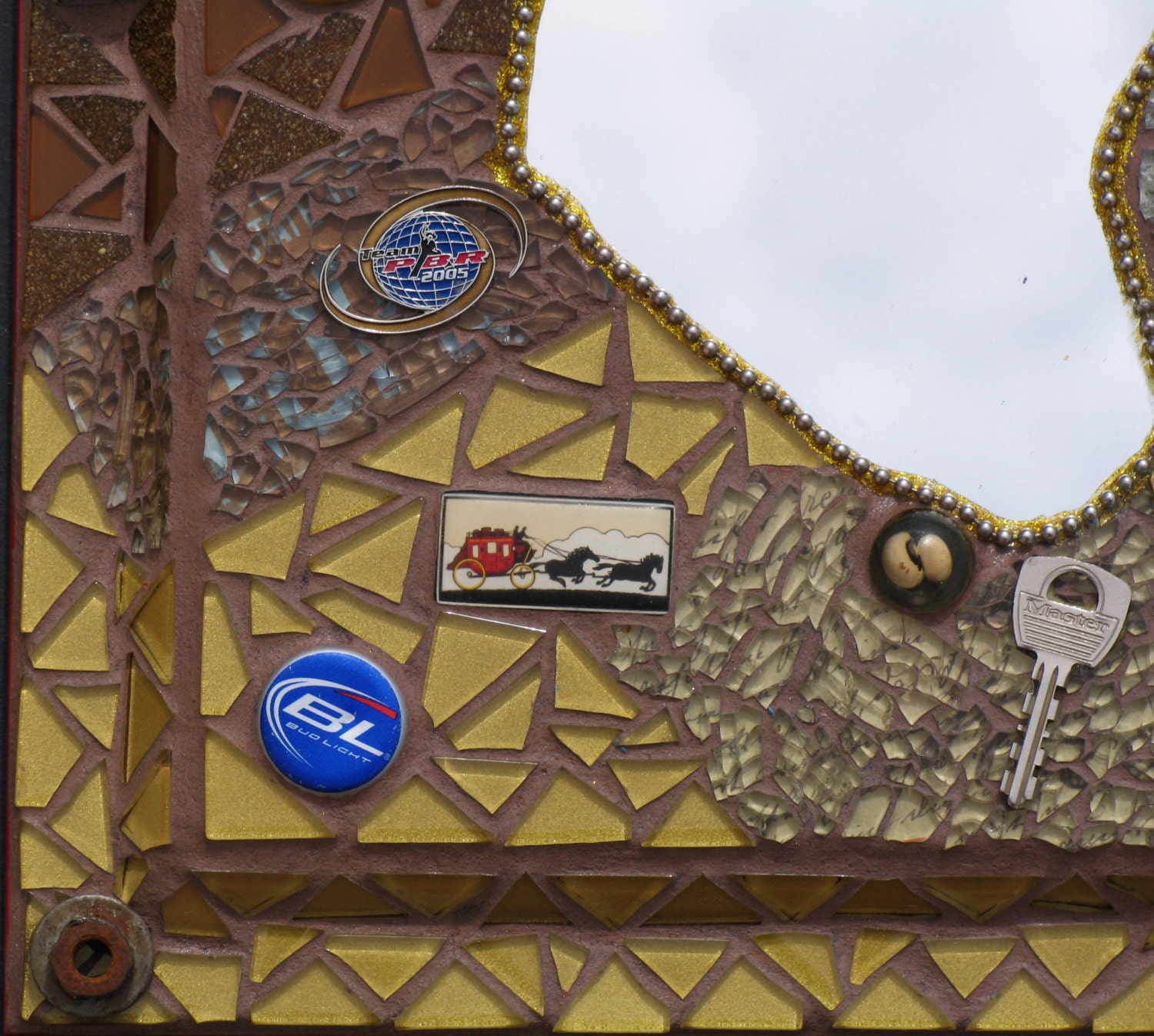He Man - Wall Mirror Beautiful Handmade Mosaic Look Great in the Man ...