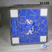 Blue and White Glass Tissue Box Cover for Bedroom or Kitchen Handmade ...
