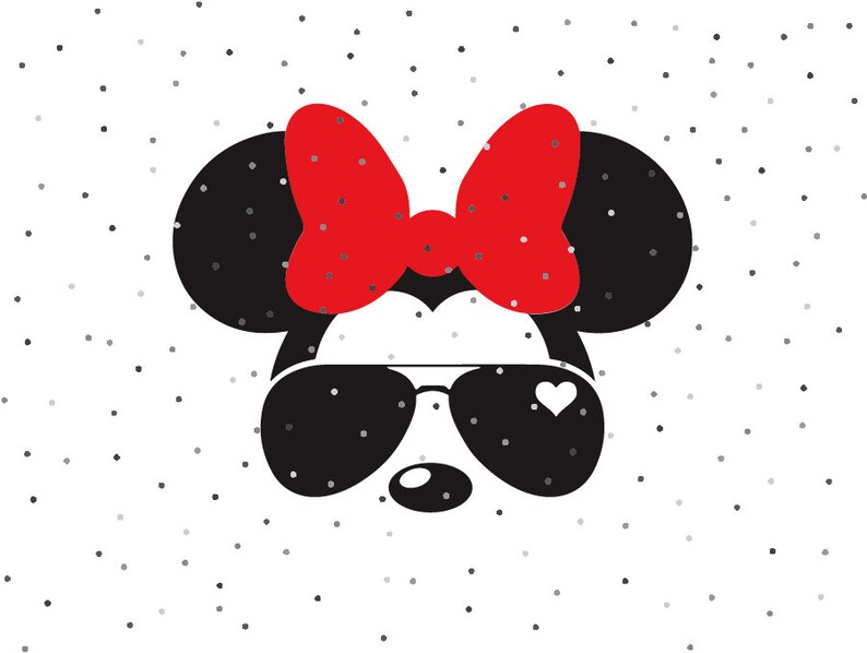 Minnie Mouse Sunglasses Svg Png Instant Download Cricut Etsy 5904