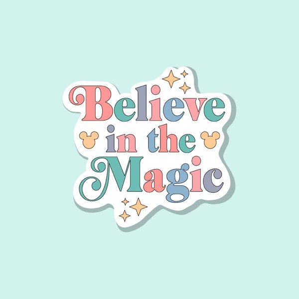 Believe Vinyl Decal - Etsy
