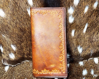 Western Slim Checkbook Cover - Etsy
