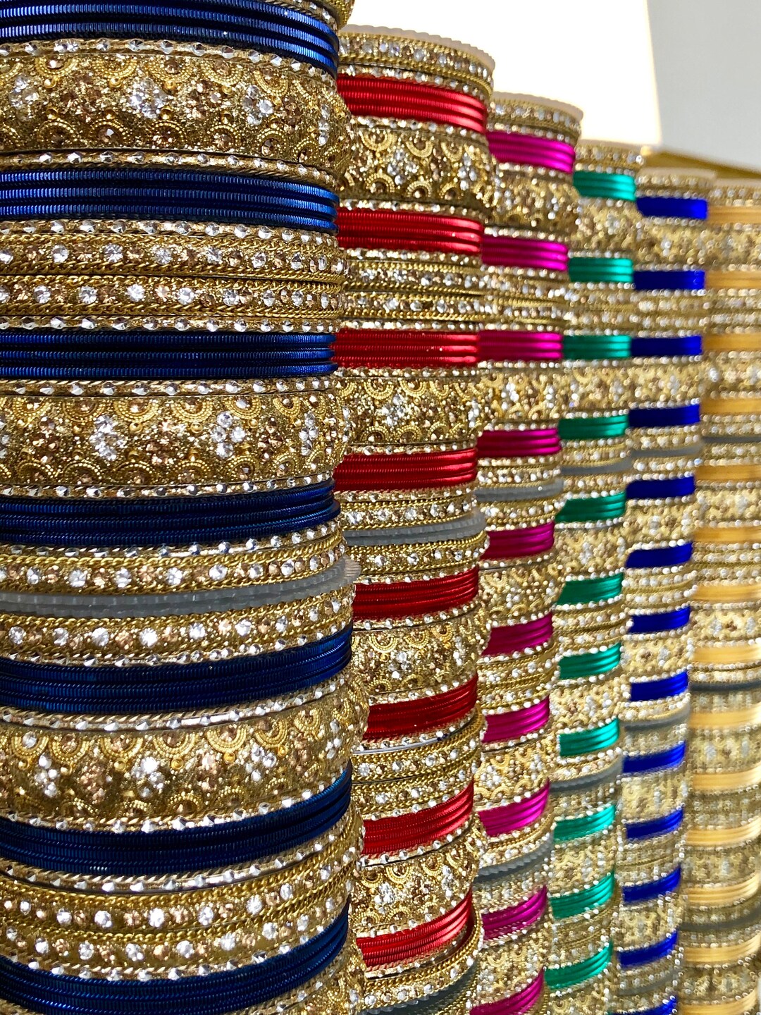 Indian Jewellery Bangles Stack Jewellery Metal Broad Kangan Perfect for ...