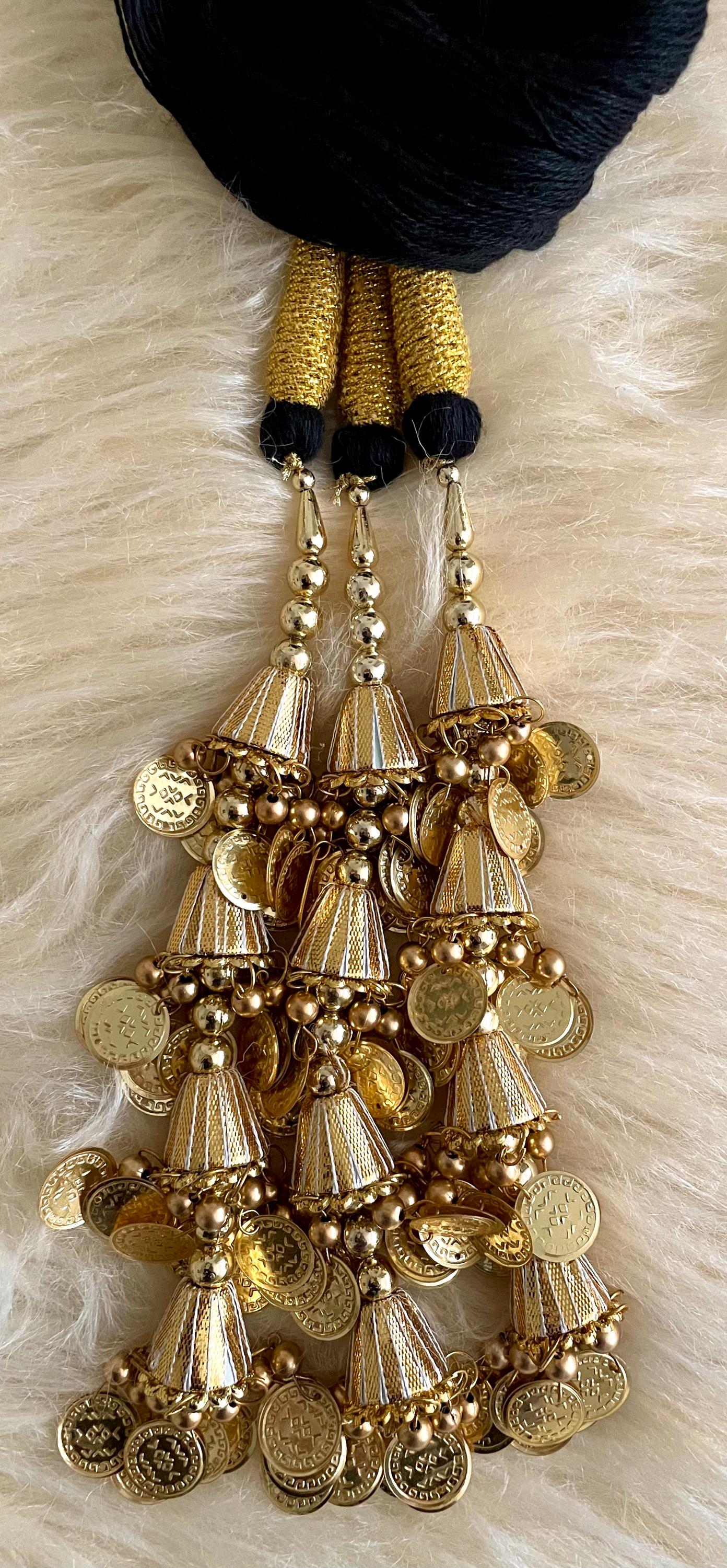 Ginni Paranda Gold Latkans Parandi Parandey Punjabi Themed Weddings ...