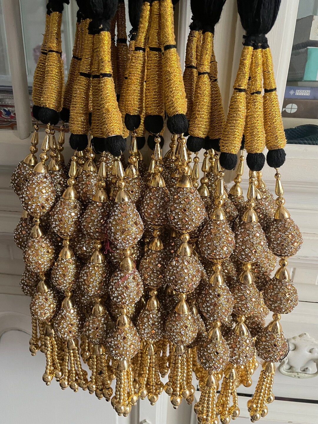 Punjabi Paranda With Latkans: Wedding Hair Braid Accessory - Etsy UK