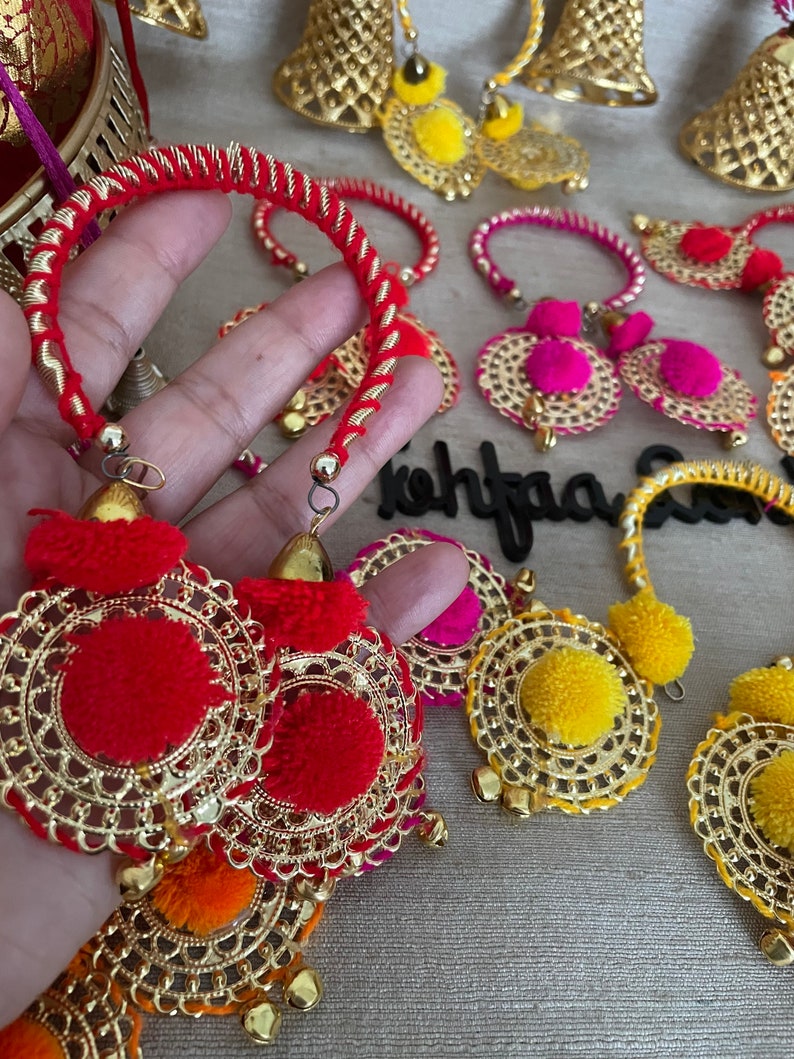 12 Slip-on Indian Wedding Bracelets: Sangeet Mehndi Dholki Ganaas - Etsy UK