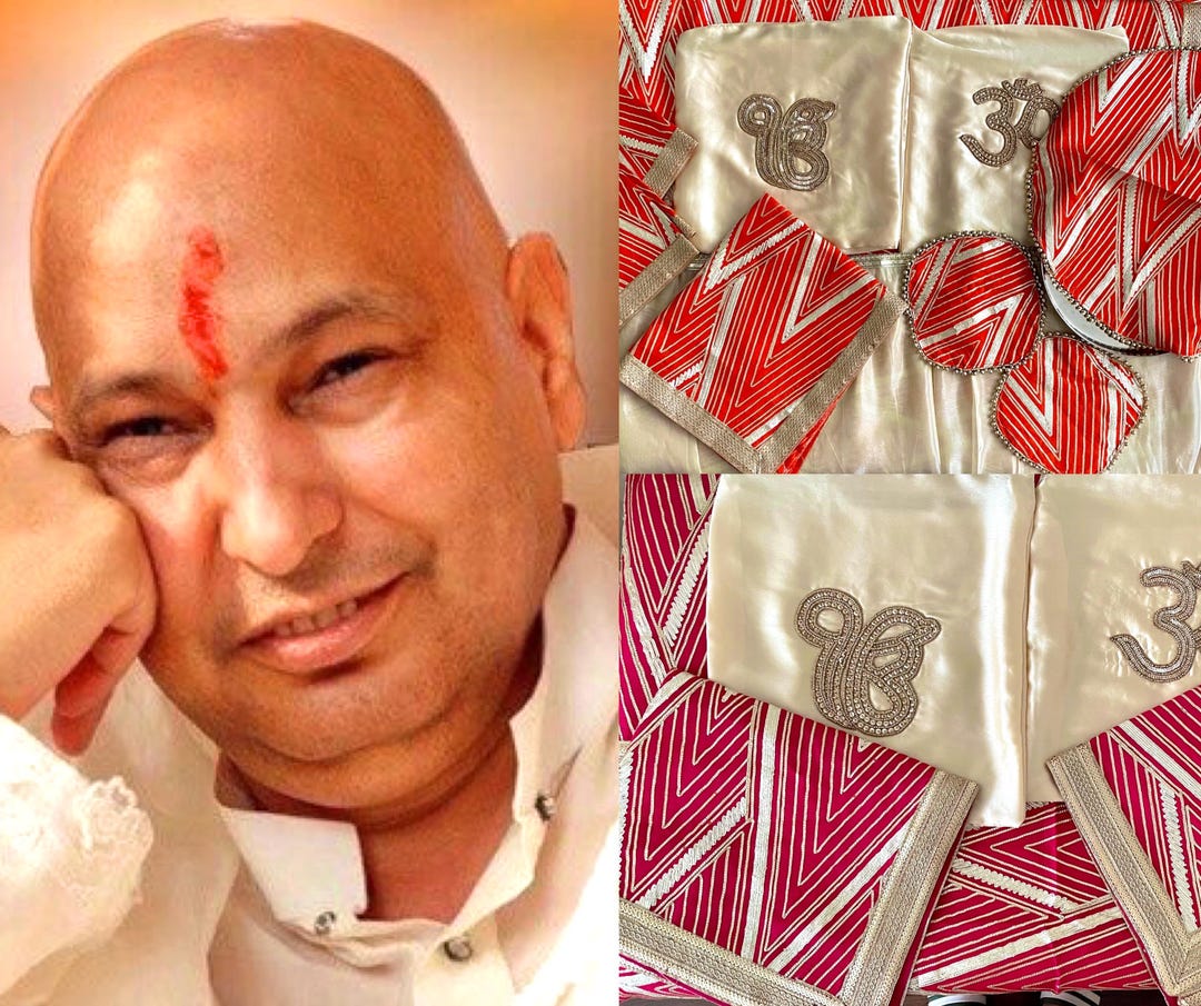 Jai Guruji Chola Set | 12 Pieces Set| Guruji Satsang Religious Clothing ...