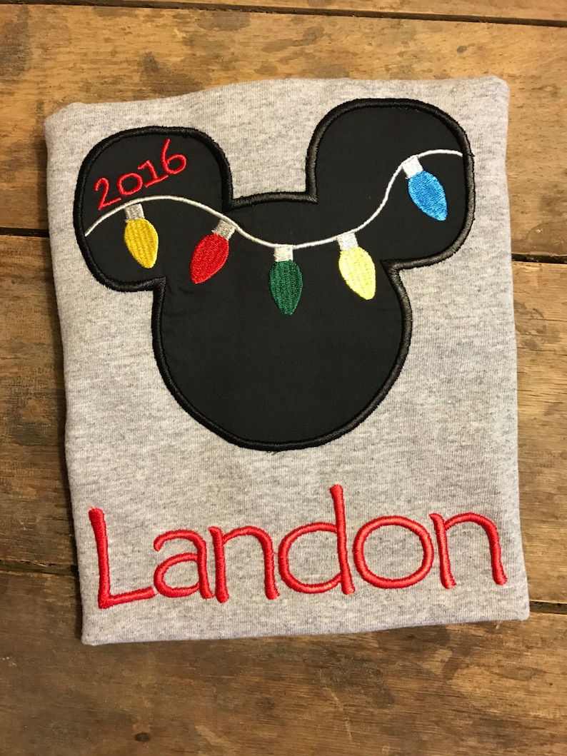 Personalized Christmas Mickey Mouse Shirt, Family Disney Shirts, Family ...