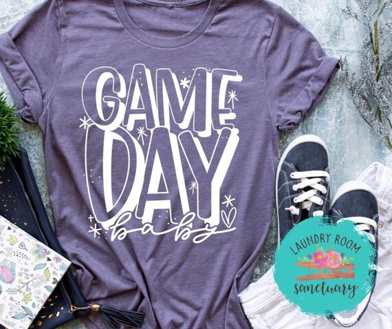 Game Day Baby Sports Tee Mom Shirt Mom Life Football Shirt - Etsy