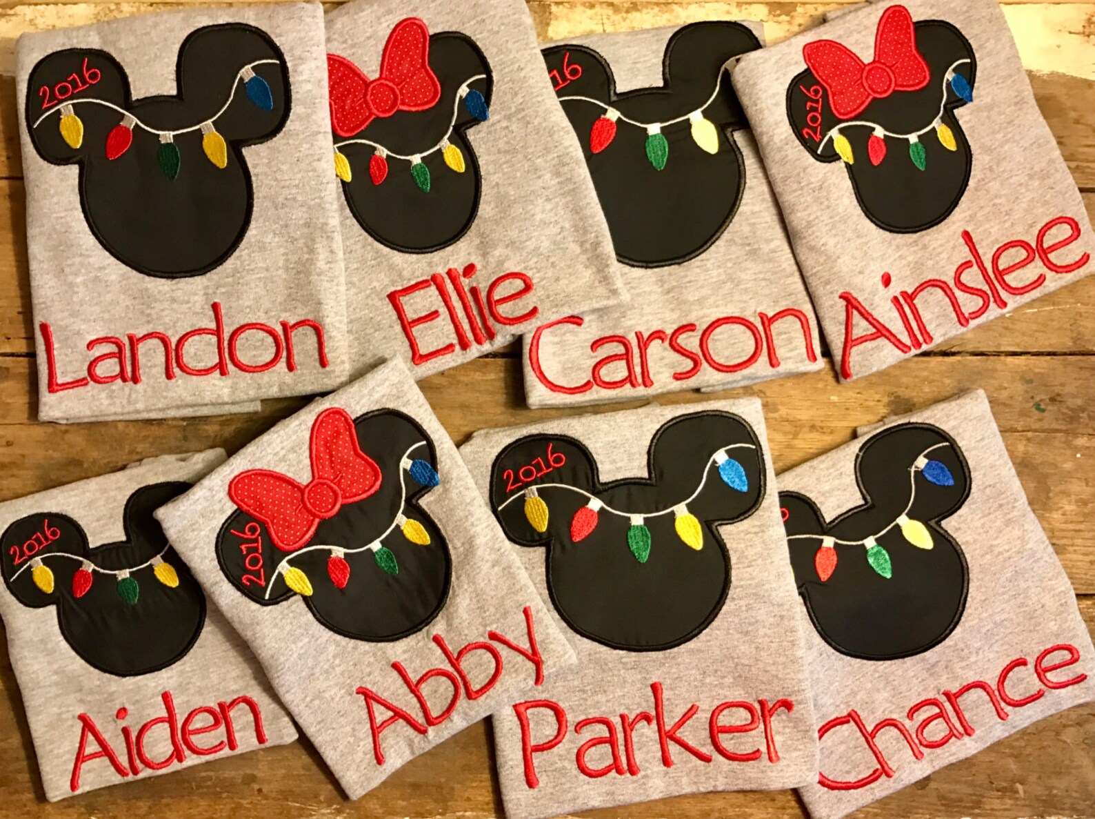 Personalized Christmas Mickey Mouse Shirt, Family Disney Shirts, Family ...