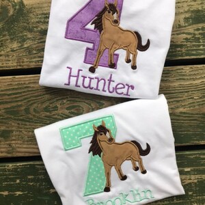 Spirit Riding Free Birthday Shirt, Horse Birthday Shirt, Spirit Horse ...