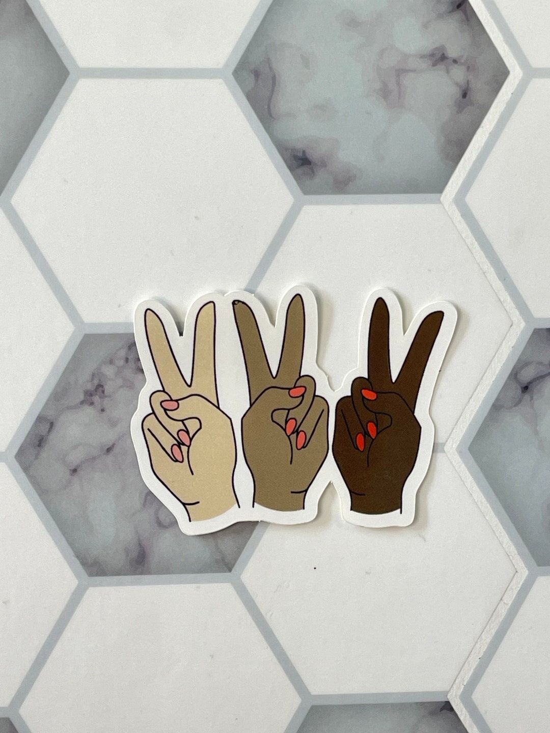 Peace Sign Sticker | Sticker | Peace Sign Hand | Peace Sticker ...