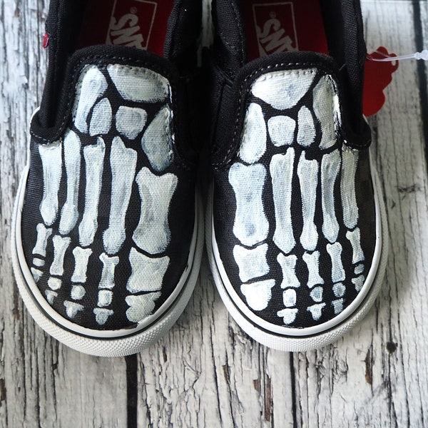 Skeleton Shoes - Etsy