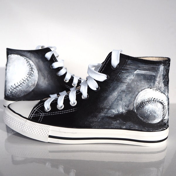 Baseball Converse - Etsy