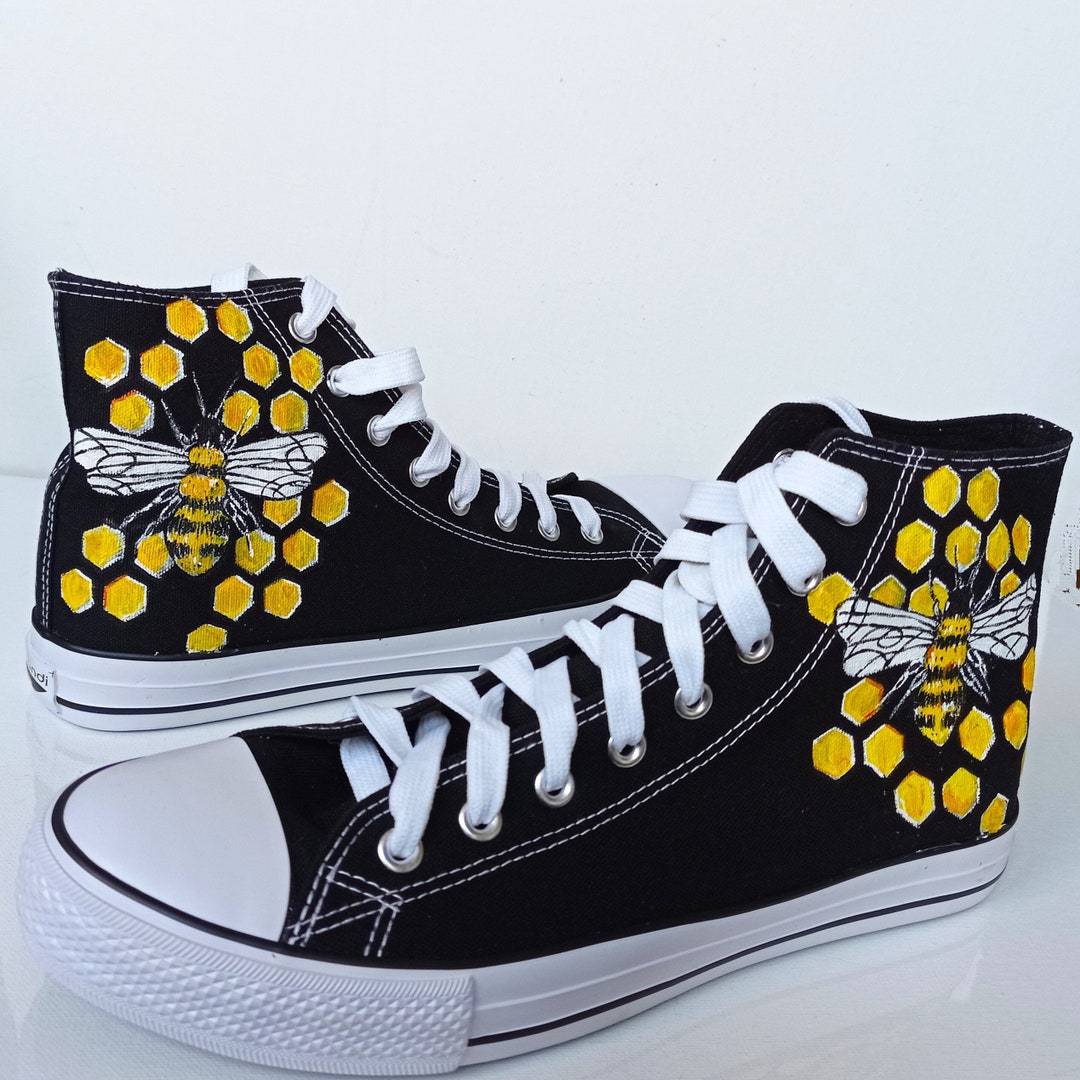 Custom Hand Painted Honey Bee Shoes - Etsy